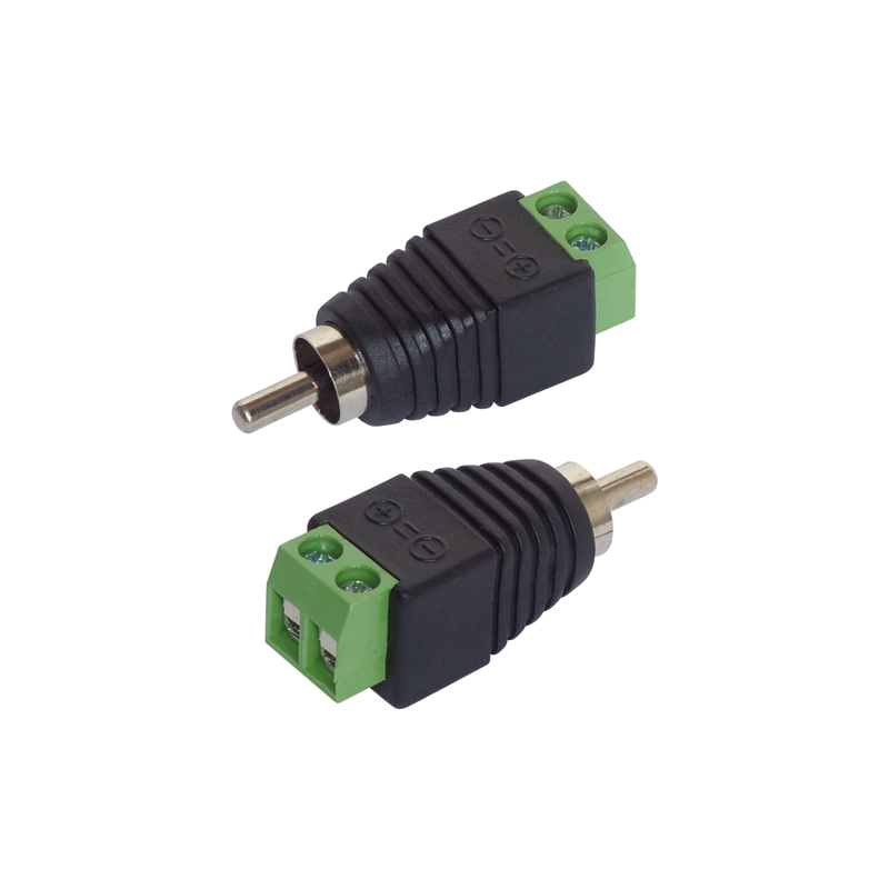 Adapter Cinch/RCA-Stecker 2er-Set BLANKO | Sintron